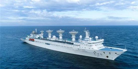 China's space-tracking ship back from monitoring missions