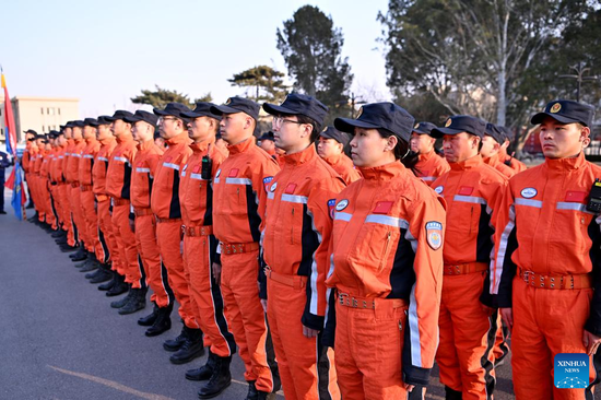 Chinese rescue team arrives in Türkiye